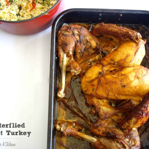 Butterflied Roast Turkey - NISH KITCHEN