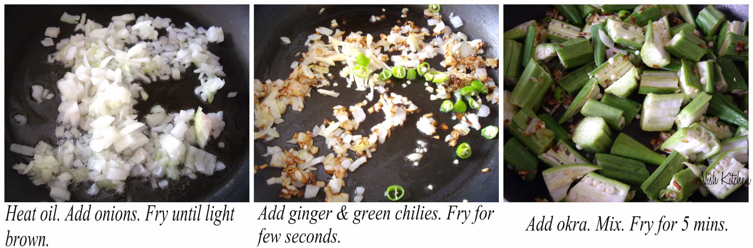 Okra Mappas | Okra in Creamy Coconut Sauce |Vendakka Mappas | Nish Kitchen