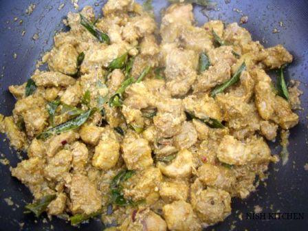 Kerala Pork Fry (Pork Ularthiyathu) | Nish Kitchen