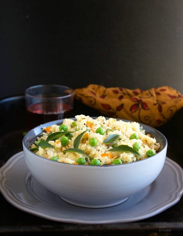 Vegetable Upma with Semolina | Video - Nish Kitchen