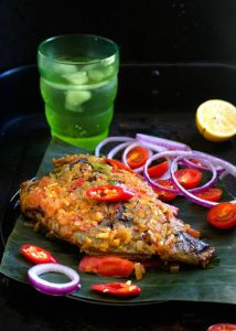 Meen Pollichathu | Fish Cooked in Banana Leaf - Nish Kitchen