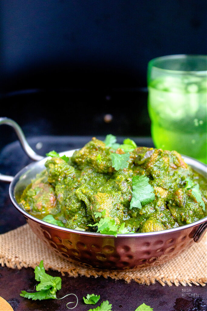 Lamb Saag - Restaurant Style | Video - Nish Kitchen