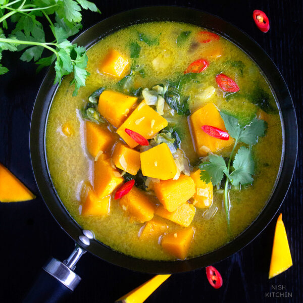 Indian Pumpkin Curry | Video - NISH KITCHEN