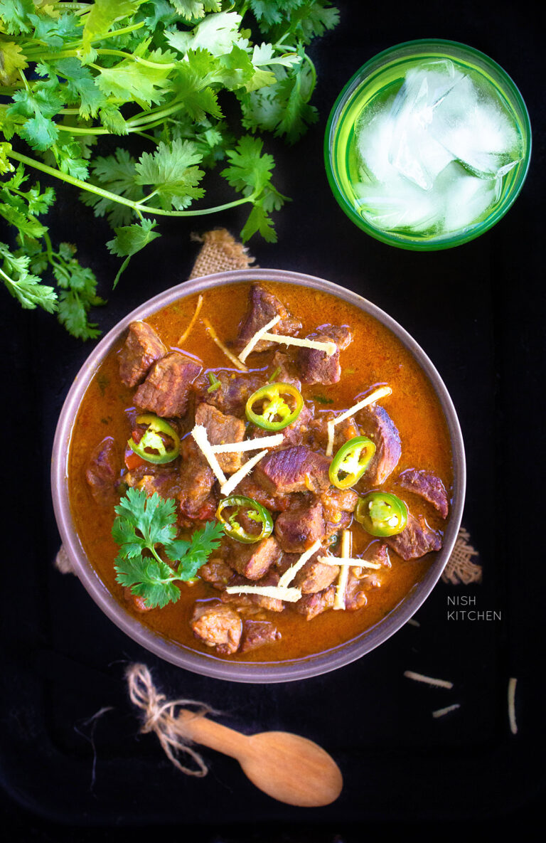 Beef Karahi - Restaurant Style | Video - Nish Kitchen