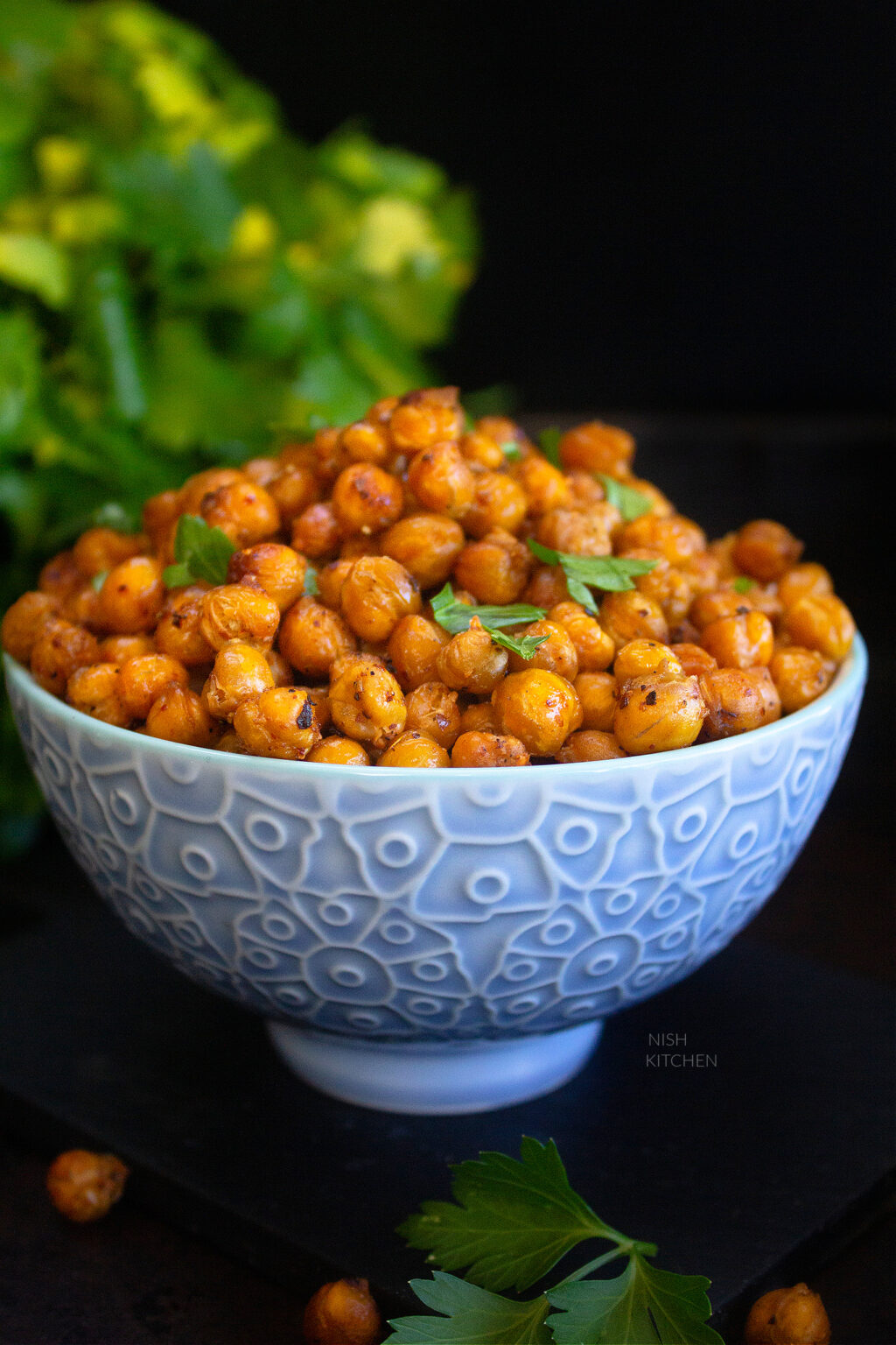 Crispy Chickpeas | Video - Nish Kitchen