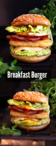 Ultimate Breakfast Burger | Video - Nish Kitchen