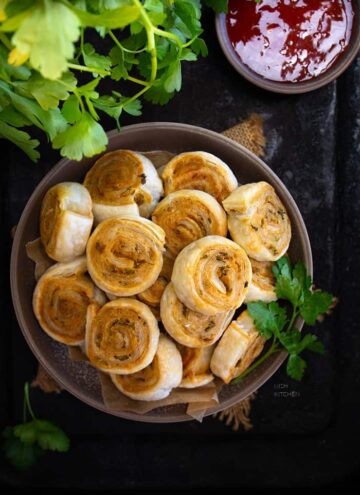 Samosa Pinwheels | Video - Nish Kitchen