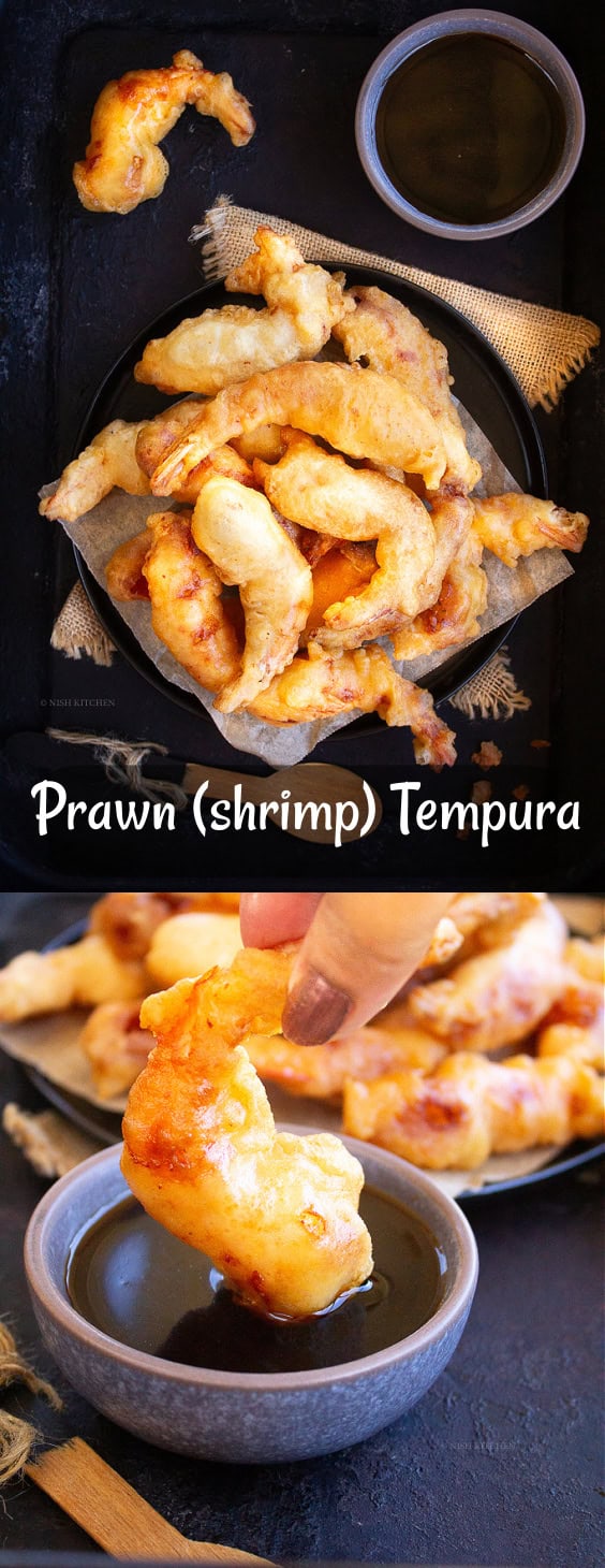Prawn tempura | Shrimp Tempura - Nish Kitchen