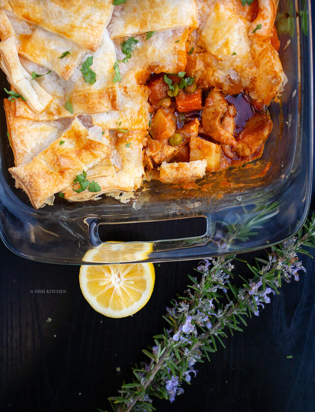 Butter Chicken Pie - Nish Kitchen