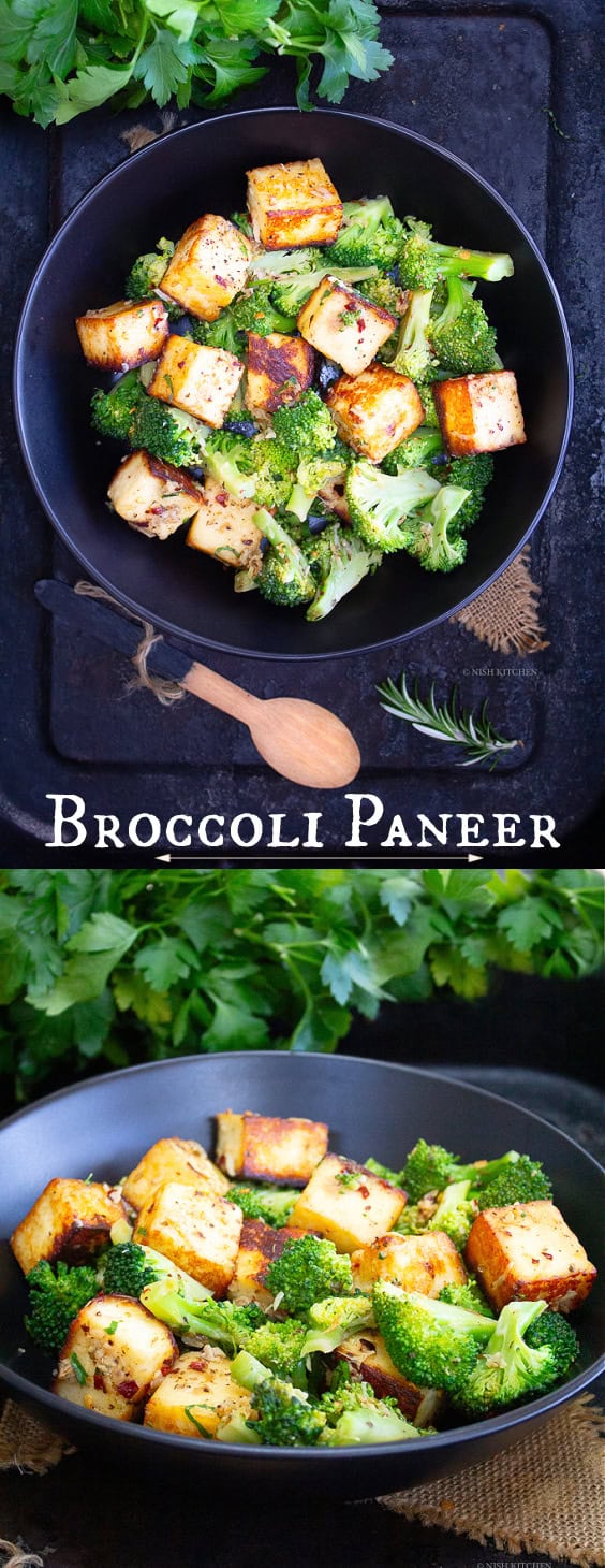 Broccoli Paneer - Nish Kitchen