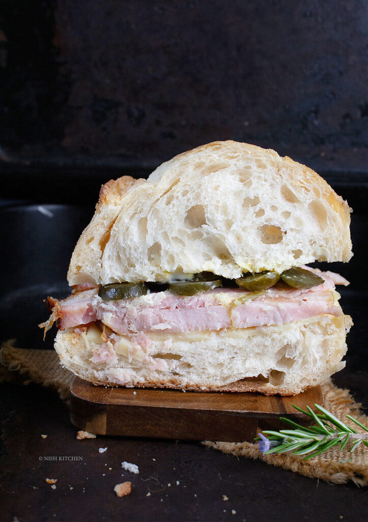The Perfect Ham And Cheese Sandwich - Nish Kitchen