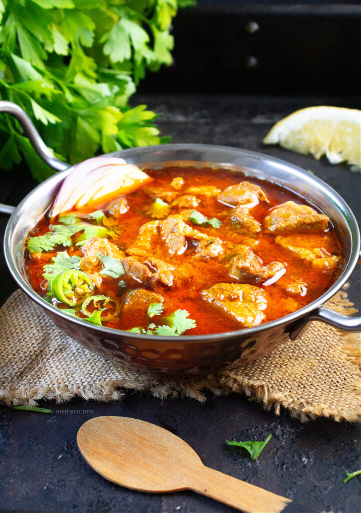 Indian Goat Curry | Mutton Curry - Nish Kitchen