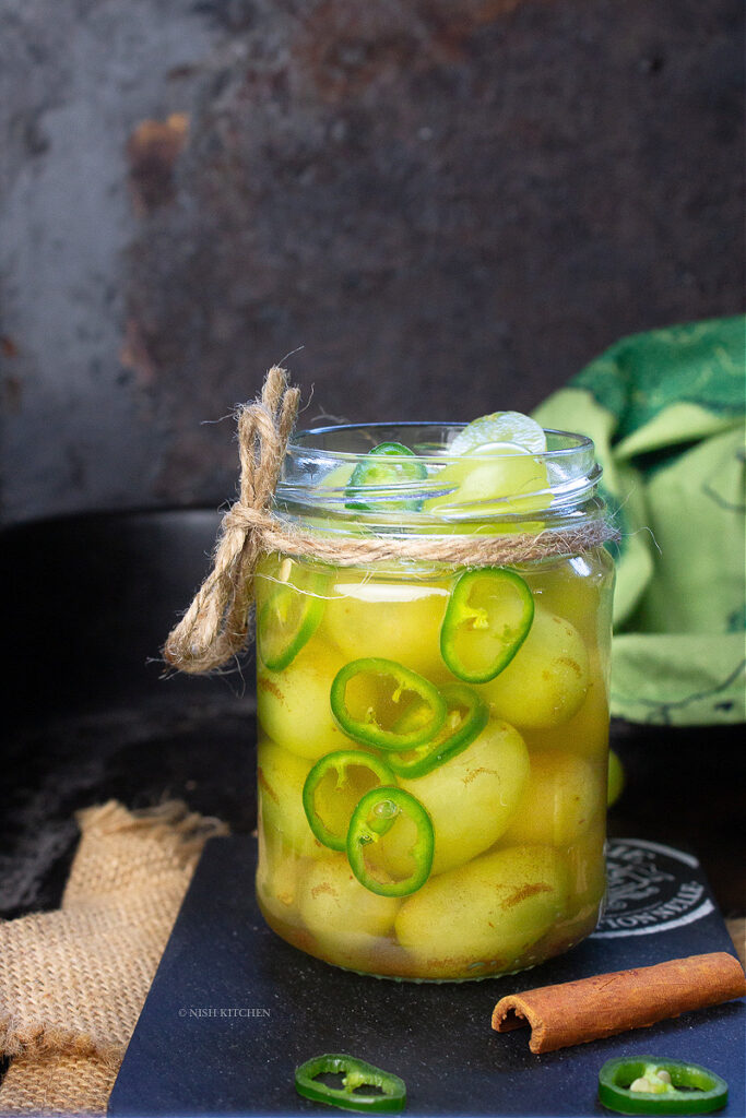 Pickled Grapes - Quick And Easy - Nish Kitchen
