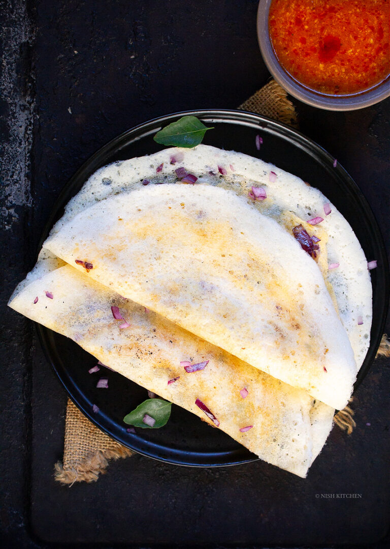 Indian Egg Dosa | Mutta Dosa - Nish Kitchen
