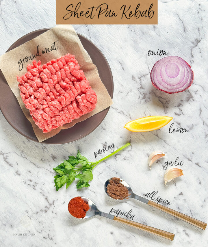 Oven Baked Sheet Pan Kebabs - Nish Kitchen
