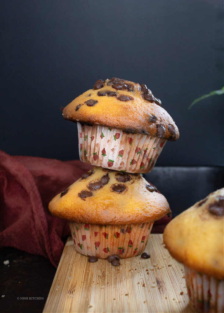 Bakery Style Muffins - Nish Kitchen