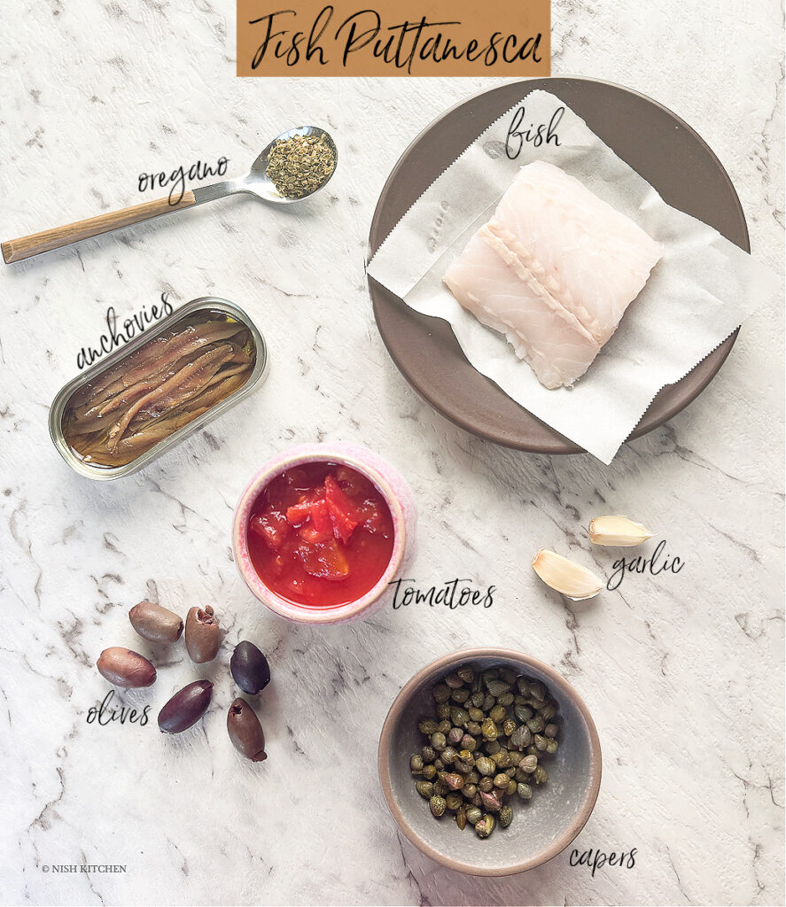 Fish Puttanesca - Nish Kitchen